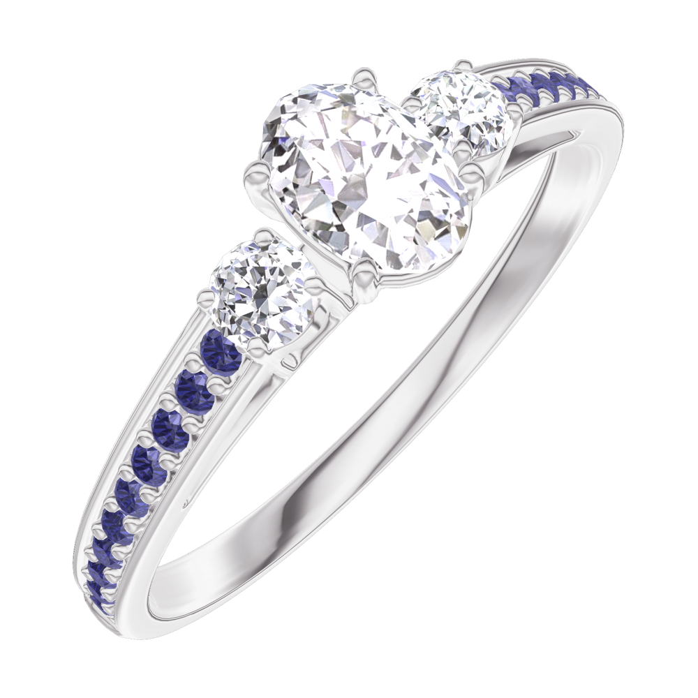« L'Atelier » Nº180335 - Bague Or blanc 18 carats - Diamant de ...