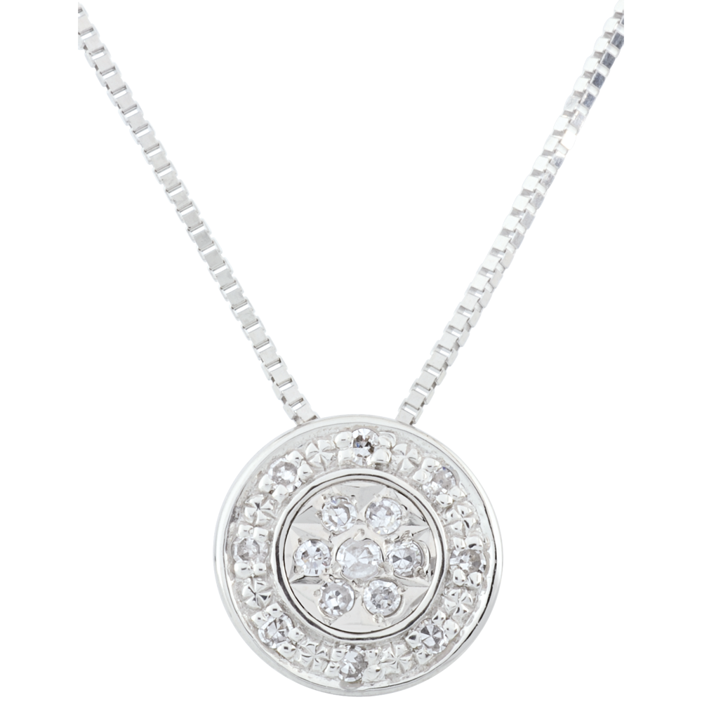 Destiny Necklace - Elsa - with 15 diamonds : Edenly jewellery