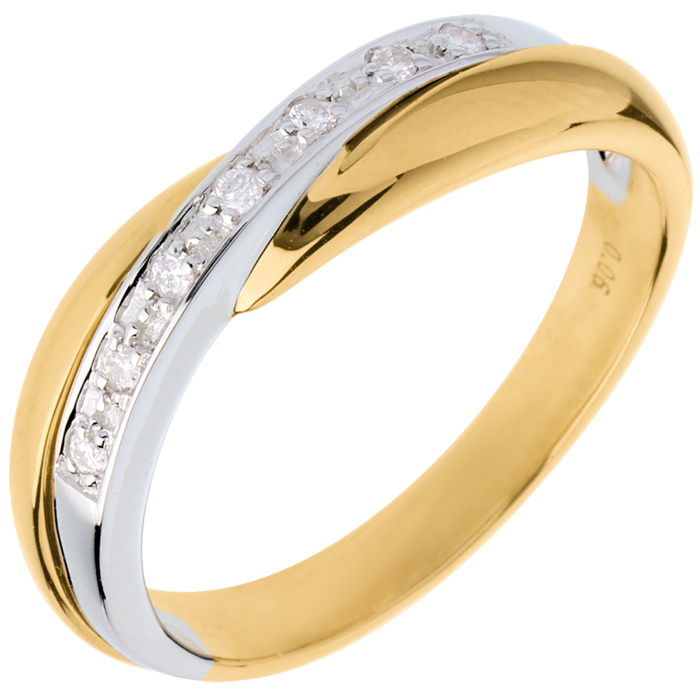 White & yellow gold wedding bands store