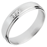 White Gold Hallmark Ring : Edenly jewelery